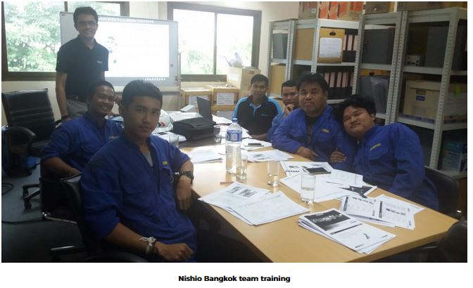 Training Support for NISHIO Rent All Thailand | Haulotte Singapore